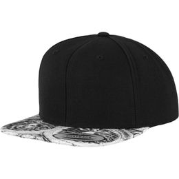 Flexfit - Snapback M&uuml;tze (Schwarz/Wei&szlig;)