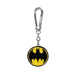 Batman - 3D Schl&uuml;sselanh&auml;nger, Logo (Gelb/Schwarz)