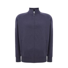JHK - Sweatshirt Durchgehender Rei&szlig;verschluss f&uuml;r Herren/Damen Unisex (Denim)