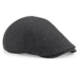 Beechfield Unisex Schirmm&uuml;tze Melton (Anthrazit meliert)