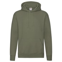 Fruit of the Loom Herren Premium 70/30 Plain Hoodie (Klassisch Olivgr&uuml;n)