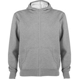 Roly - "Montblanc" Hoodie mit durchgehendem Rei&szlig;verschluss f&uuml;r Herren (Grau meliert)