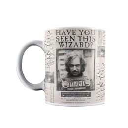 Harry Potter - "Wanted" Kaffeebecher, Poster, &acute;Sirius Black&acute; (Wei&szlig;/Grau)