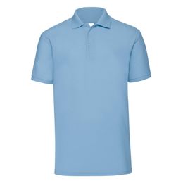 Fruit of the Loom - "65/35" Poloshirt f&uuml;r Herren (Himmelblau)