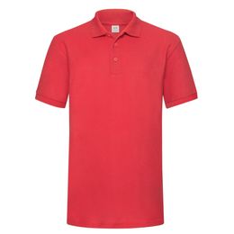 Fruit of the Loom - "65/35" Poloshirt f&uuml;r Herren (Rot)