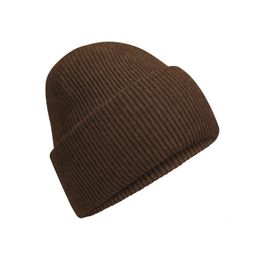 Beechfield - "Classic" M&uuml;tze Gefertigte Krone f&uuml;r Herren/Damen Unisex (Walnussbraun)