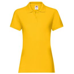 Fruit of the Loom - "Premium" Poloshirt f&uuml;r Damen (Sonnenblume)