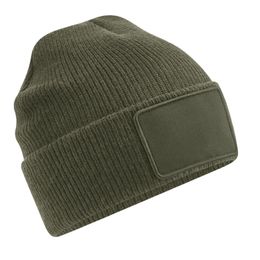 Beechfield - M&uuml;tze Abnehmbarer Aufn&auml;her (Milit&auml;rgr&uuml;n)