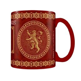 Game Of Thrones - Tasse mit Farbwechsel, "Lannister", 315ml (Rot)