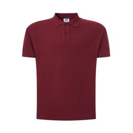 JHK - Poloshirt f&uuml;r Herren (Burgunderrot)
