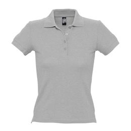 SOLS - "People" Poloshirt f&uuml;r Damen, Meliert (Grau meliert)