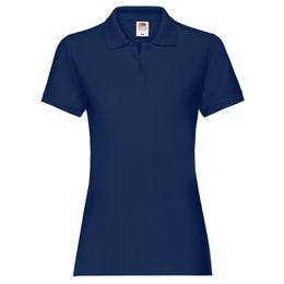 Fruit of the Loom - "Premium" Poloshirt f&uuml;r Damen (Marineblau)