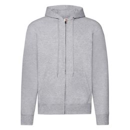 Fruit of the Loom - "Classic" Kapuzenjacke f&uuml;r Herren (Grau meliert)