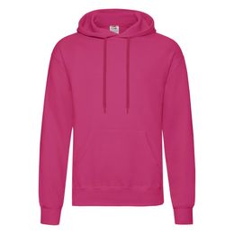 Fruit of the Loom - "Classic" Kapuzenpullover mit Kapuze f&uuml;r Herren (Fuchsie)