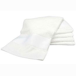 ARTG - Sport-Handtuch "Print-Me" (Wei&szlig;)