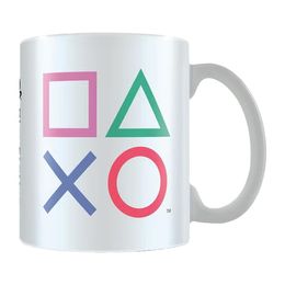 Playstation - Kaffeebecher, Icons (Wei&szlig;)