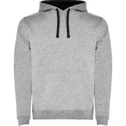 Roly - "Urban" Kapuzenpullover f&uuml;r Herren, meliert (Grau meliert/Schwarz)