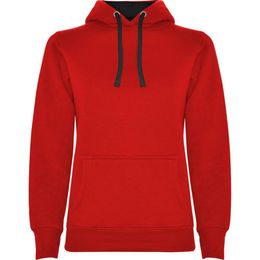 Roly - "Urban" Sweatshirt f&uuml;r Damen (Rot/Schwarz)