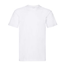 Fruit of the Loom - "Super Premium" T-Shirt f&uuml;r Herren/Damen Unisex (Wei&szlig;)