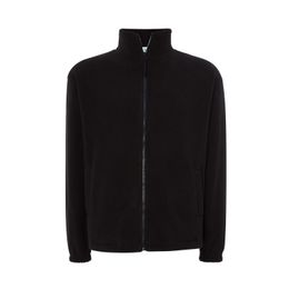 JHK - Fleecejacke Durchgehender Rei&szlig;verschluss f&uuml;r Herren (Schwarz)