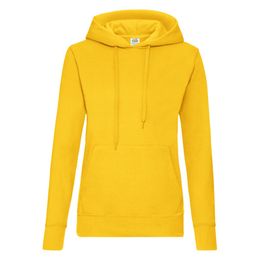Fruit of the Loom - "Classic" Kapuzenpullover f&uuml;r Damen (Sonnenblume)