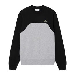 Lacoste - Sweatshirt f&uuml;r Herren, Fleece (Grau/Schwarz)
