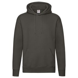Fruit of the Loom Herren Premium 70/30 Plain Hoodie (Holzkohle)