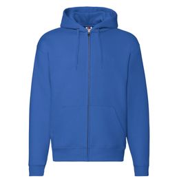 Fruit of the Loom - "Premium" Hoodie mit durchgehendem Rei&szlig;verschluss f&uuml;r Herren (K&ouml;nigsblau)