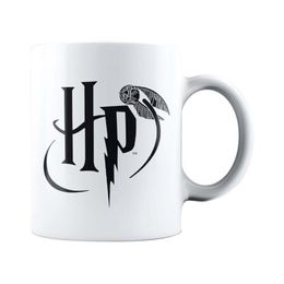 Harry Potter - "Golden Snitch" Kaffeebecher, Zauberwelt, 320ml (Wei&szlig;)