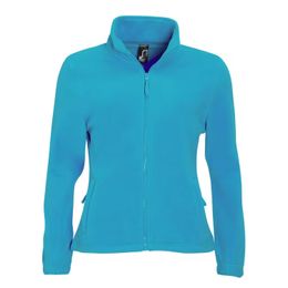 SOLS - "North" Fleecejacke f&uuml;r Damen (Aquablau)
