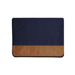 Halfar - "Life" Laptop-H&uuml;lle (Marine/Braun)