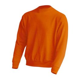 JHK - Sweatshirt Rundhalsausschnitt f&uuml;r Herren/Damen Unisex (Orange)
