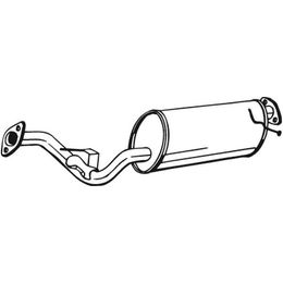 BOSAL Mittelschalld&auml;mpfer 171325 f&uuml;r MAZDA