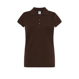 JHK - Poloshirt f&uuml;r Damen (Schokolade)
