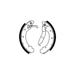 Hella Bremsbackensatz 8db355000711 f&uuml;r VW