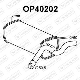 Veneporte Endschalld&auml;mpfer op40202 f&uuml;r Opel