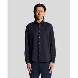 Lyle & Scott Zweifarbiges Jacquard-Hemd
