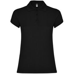Roly - "Star" Poloshirt f&uuml;r Damen (Schwarz)