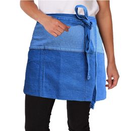 Dennys - Herren/Damen Unisex Kurze Sch&uuml;rze, Schwer (Blau)