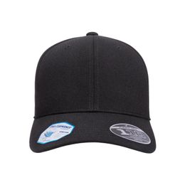 Flexfit - "110" Snapback M&uuml;tze Abgerundeter Kopf (Schwarz)