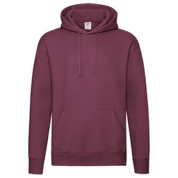 Fruit of the Loom Herren Premium 70/30 Plain Hoodie (Burgunderrot)