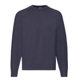 Fruit of the Loom - "Classic" Sweatshirt f&uuml;r Herren Raglan&auml;rmel (Marineblau)