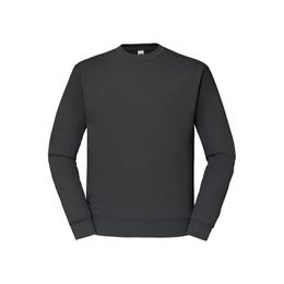 Fruit of the Loom - "Classic" Sweatshirt f&uuml;r Herren angesetzte &Auml;rmel (Hellgrau)