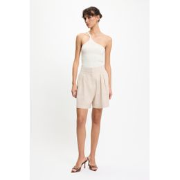 BENU Beige Leinen-Shorts