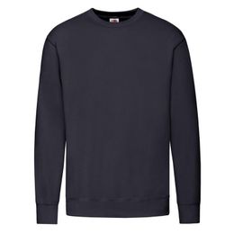 Fruit of the Loom - Sweatshirt f&uuml;r Herren angesetzte &Auml;rmel (Marineblau)