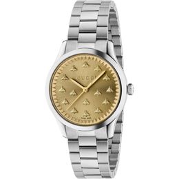 Gucci YA1265035 G-Timeless Gold Zifferblatt Damenuhr