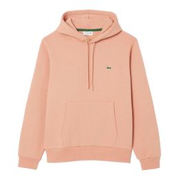 Lacoste - Kapuzenpullover f&uuml;r Herren, Fleece, Bio-Baumwolle (Orange)