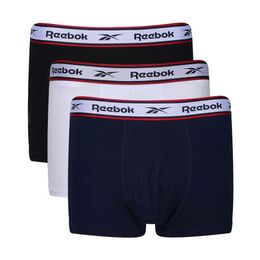 Reebok - "Barlow" Badehose f&uuml;r Herren (3er-Pack) (Schwarz/Wei&szlig;/Marine)