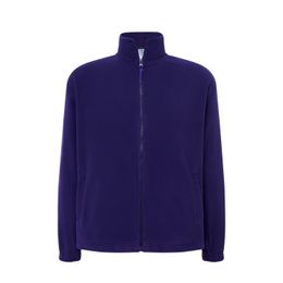 JHK - Fleecejacke Durchgehender Rei&szlig;verschluss f&uuml;r Herren (Violett)