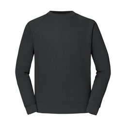 Fruit of the Loom - "Classic" Sweatshirt f&uuml;r Herren Raglan&auml;rmel (Hellgrau)